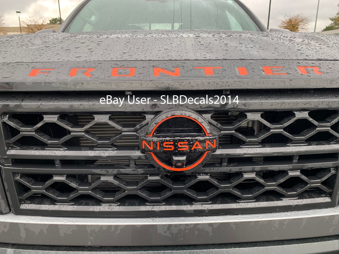 Nissan Frontier Grill and Tailgate Decals 2022 2023 Truck Pro4x - Etsy