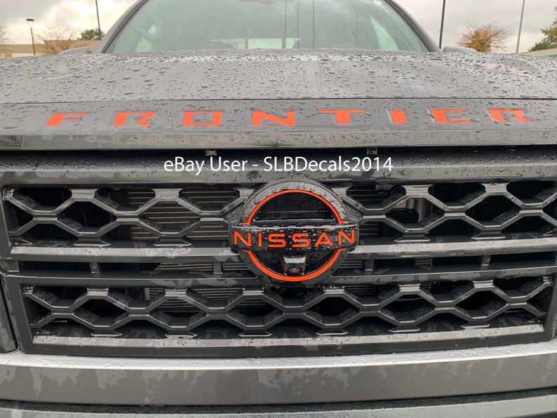 Nissan Frontier Grill and Tailgate Decals 2022 2023 Truck Pro4x - Etsy
