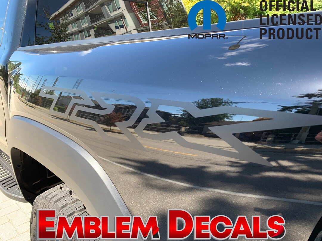 Ram 1500 TRX Solid Bed Decals Decal 2021 2022 2023 2024 OEM SIZE - Etsy