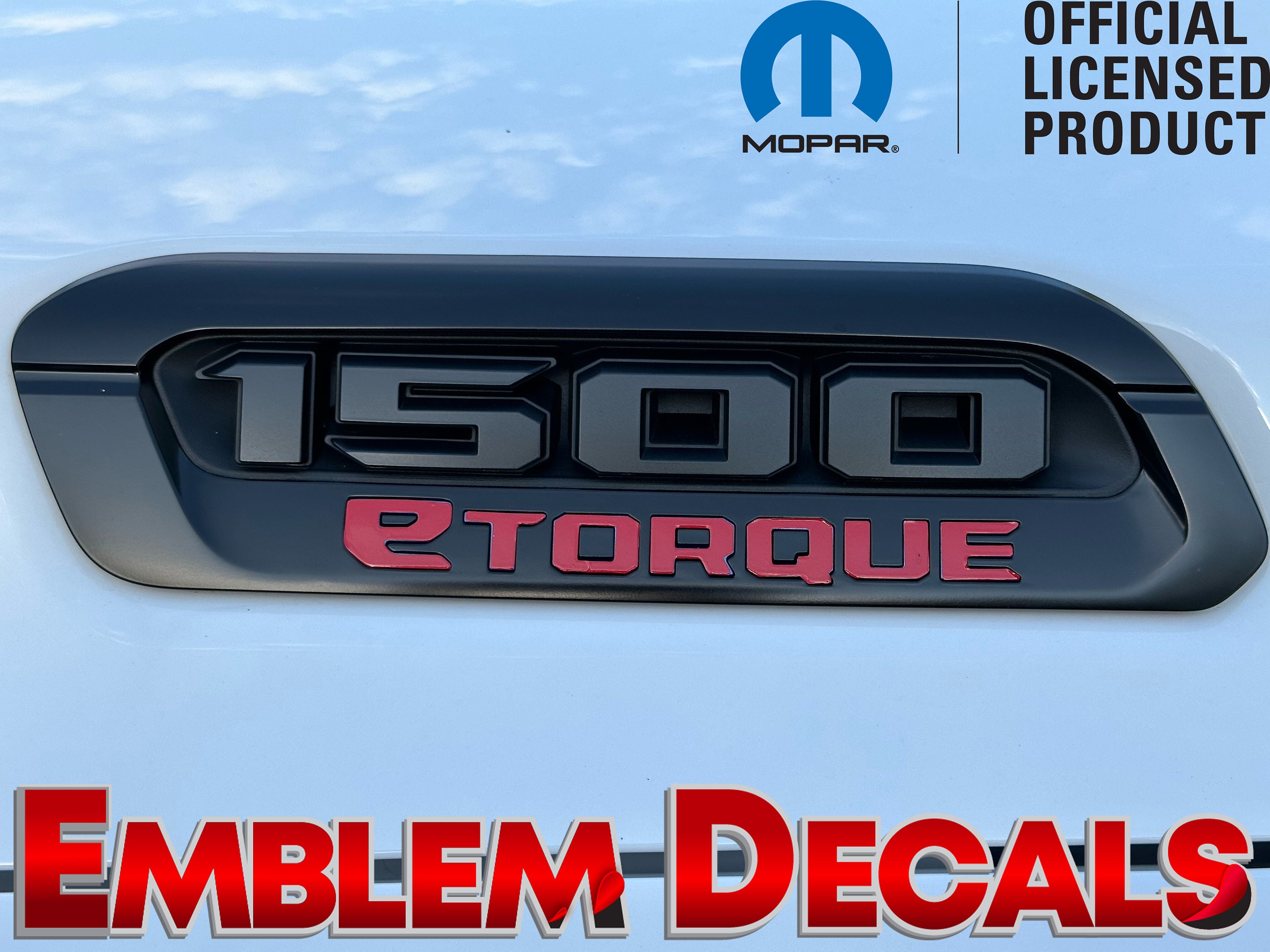 RAM 1500 DT " 1500 ETORQUE " Hood Emblems Overlay Decal 2025 2026 - Etsy