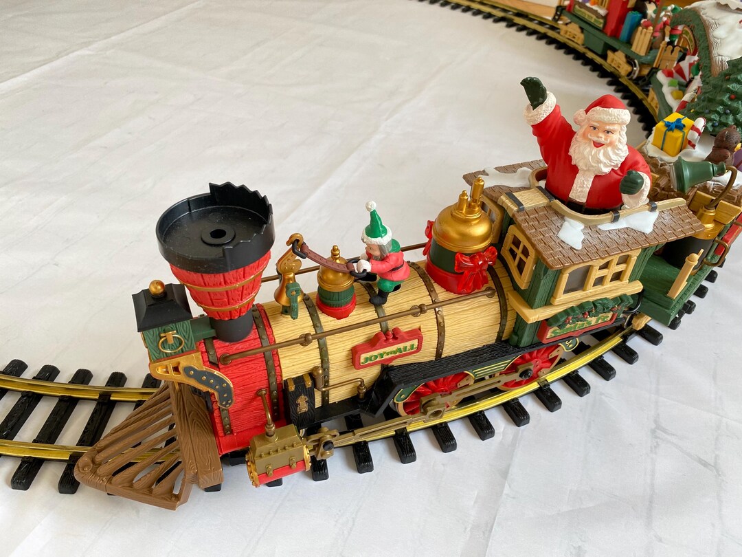 1990s New Bright Holiday Express Animated Train Model 380, Christmas ...