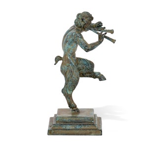 Faun With the Flauts Greek Statue of a Satyr H 45 Inch - Etsy Canada