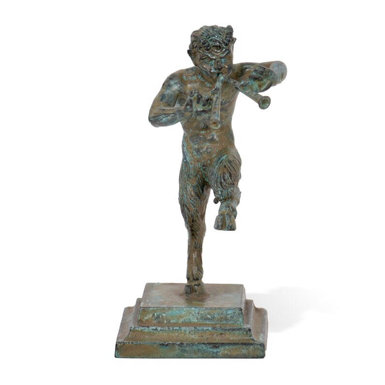 Faun With the Flauts Greek Statue of a Satyr H 45 Inch - Etsy