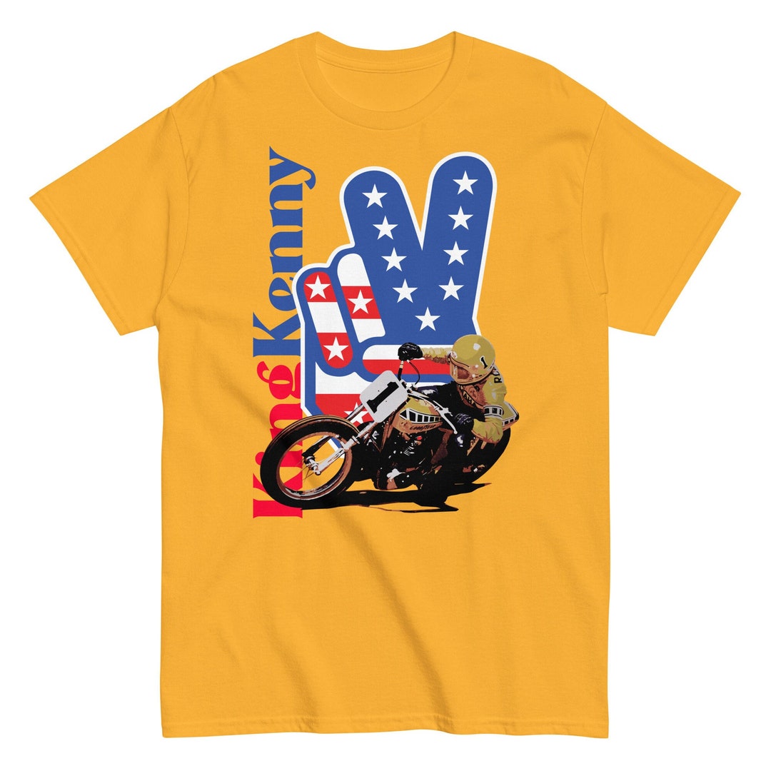 Moto Heroes Series, King Kenny Roberts Flat Track Racing Men's Classic ...