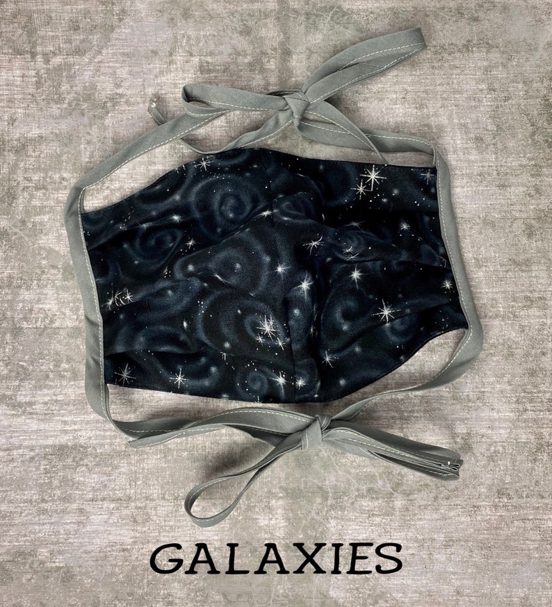 Washable Tie Back Face Mask for Adults Men Women. Quality | Etsy