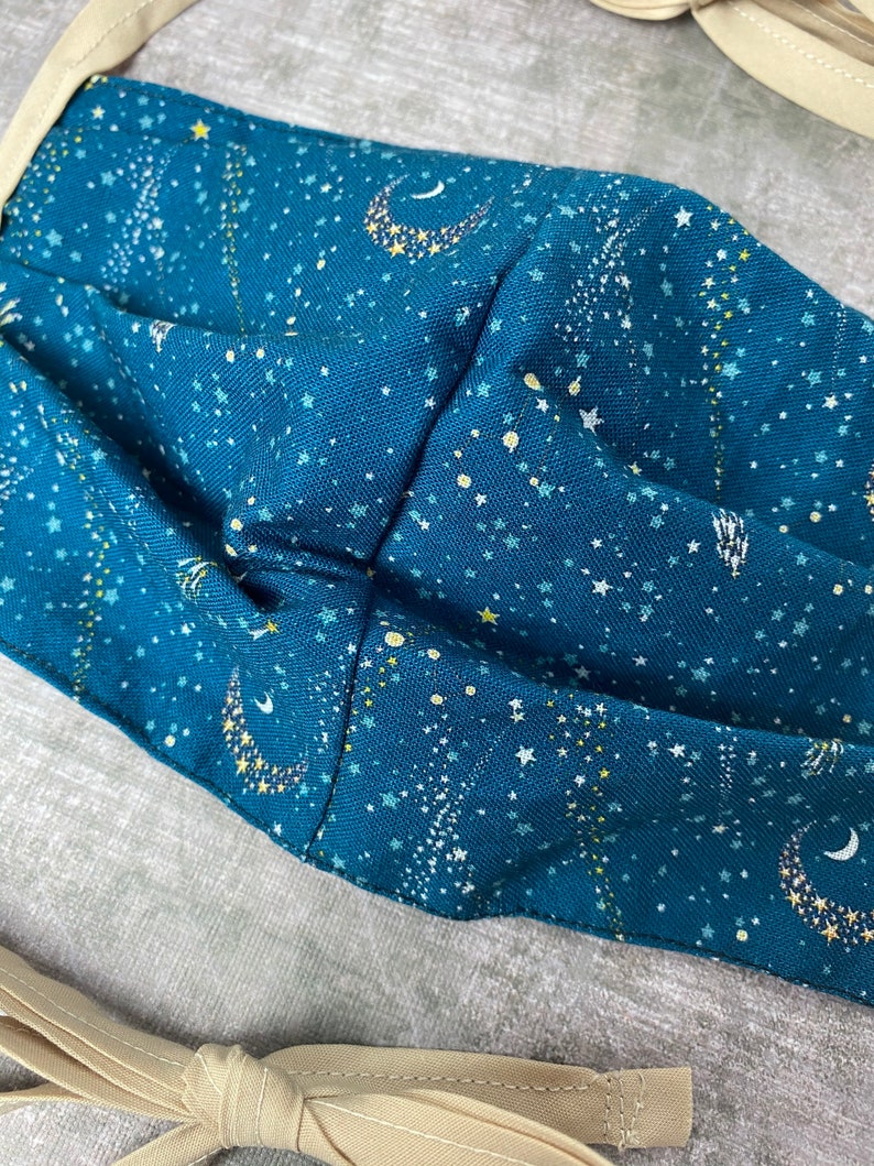 Washable Tie Back Face Mask for Adults Men Women. Quality Comfortable ...