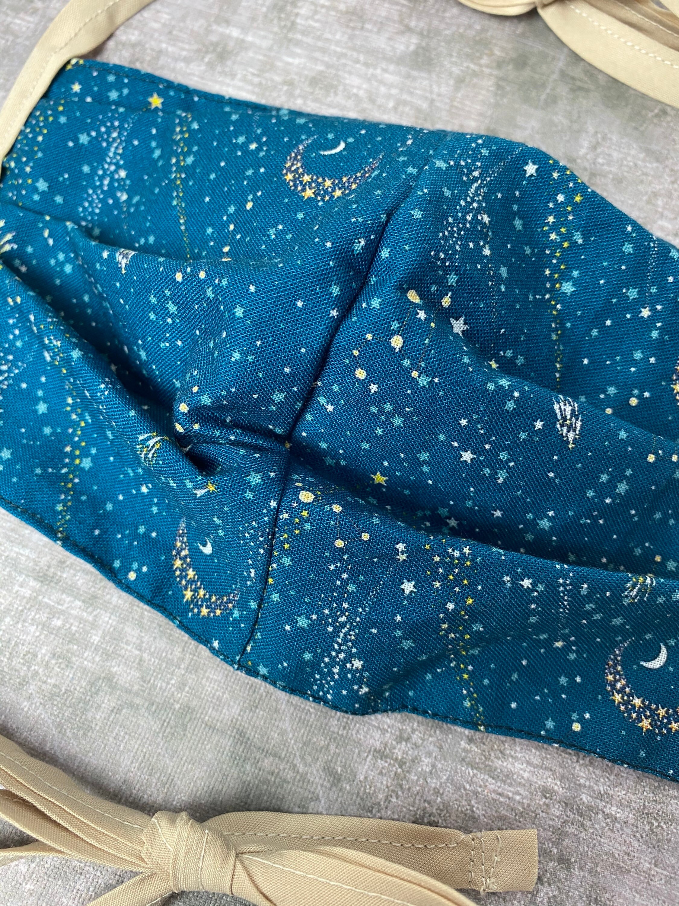 Washable Tie Back Face Mask for Adults Men Women. Quality Comfortable ...