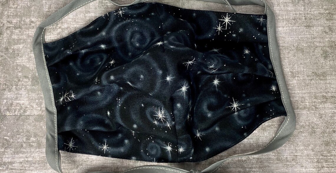 Washable Tie back Face Mask for adults men women. Quality | Etsy