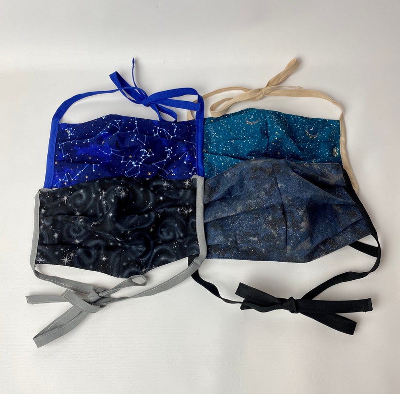 Washable Tie Back Face Mask for Adults Men Women. Quality Comfortable ...
