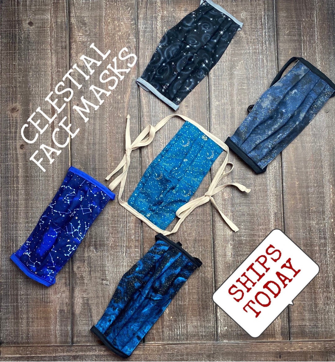 Washable Tie Back Face Mask for Adults Men Women. Quality Comfortable ...