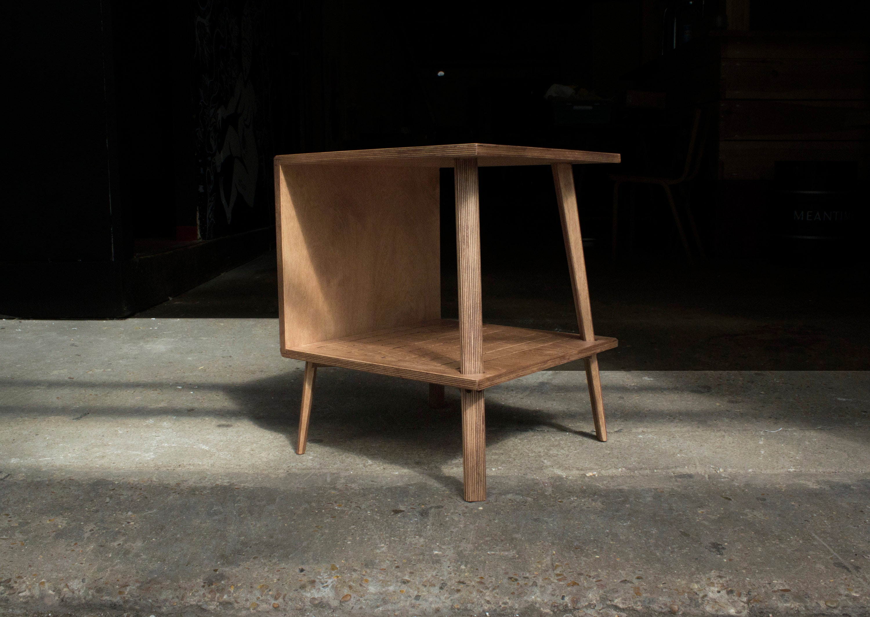 MADELEINE // Small Modern Record Player Stand / Vinyl Storage | Etsy