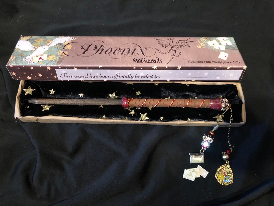 Magic School Letter and Owl Themed Wand and Matching Box - Etsy