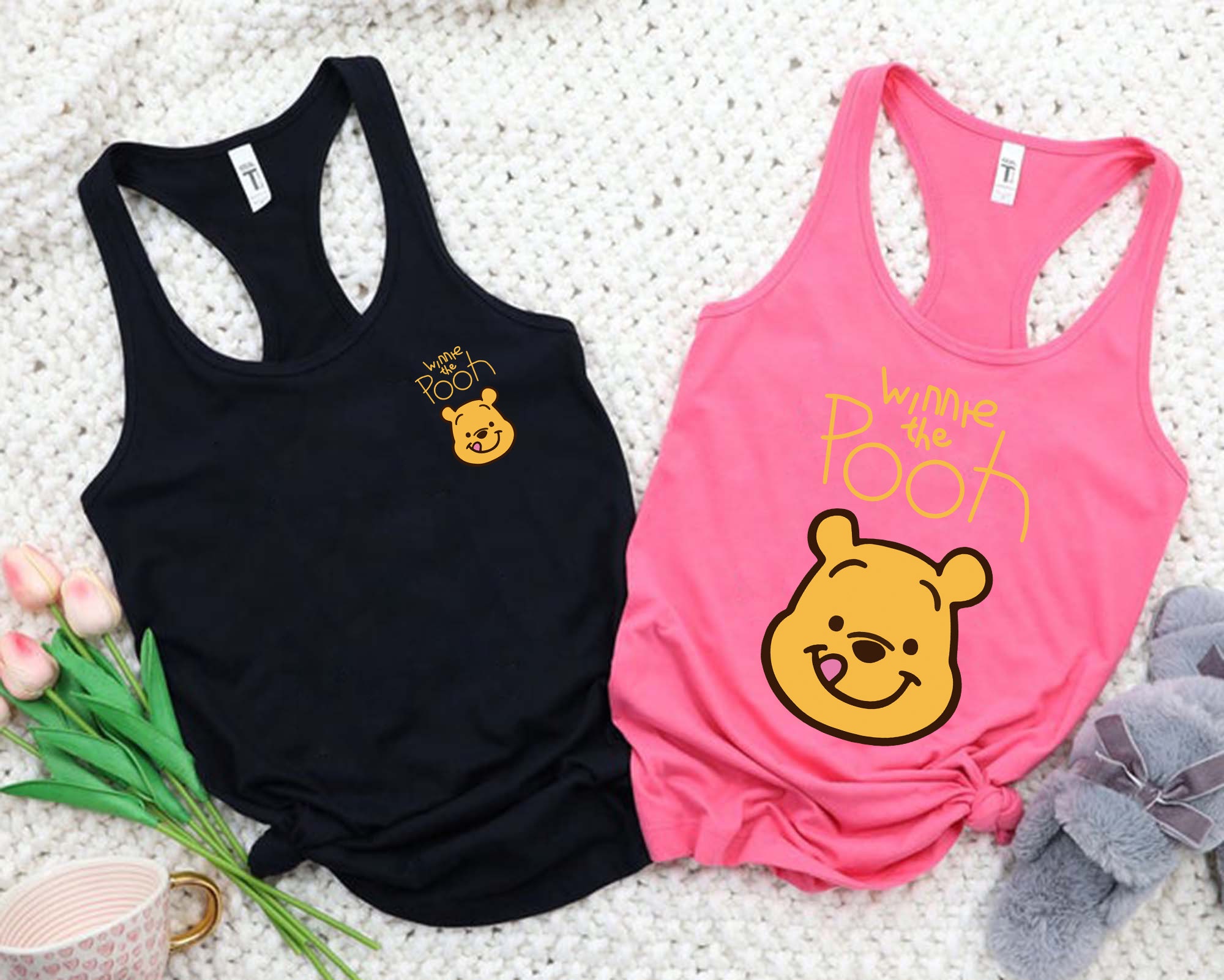 Winnie the Pooh Tank Disney Couple Tank Disney Travel Tank | Etsy