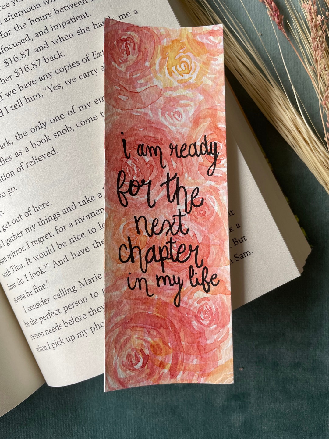 Positive Affirmation Bookmark / Motivational Quote Bookmark ...