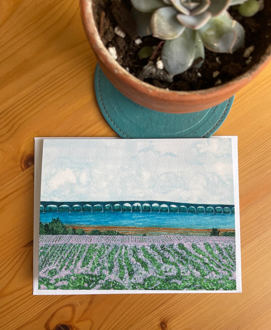 Confederation Bridge Greeting Card / PEI Card - Etsy
