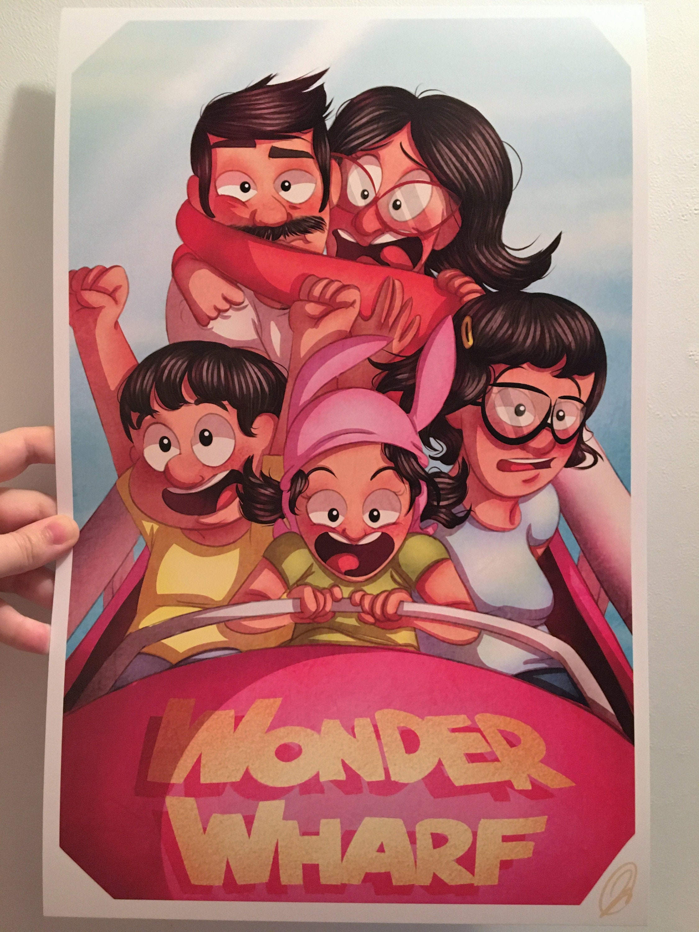 Bob's Burgers - "wonder Wharf" [11x17 Print] - Etsy