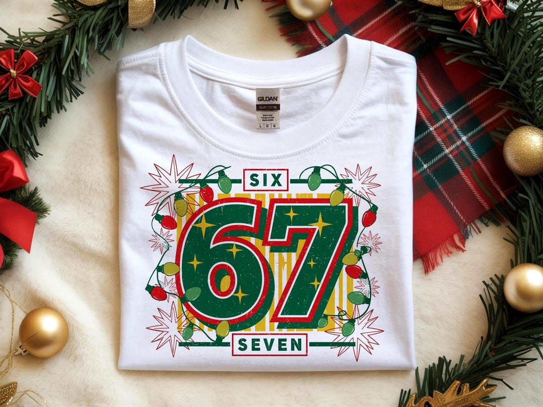 67 Christmas PNG, Funny Christmas Trendy Six Seven 67, Sarcastic ...