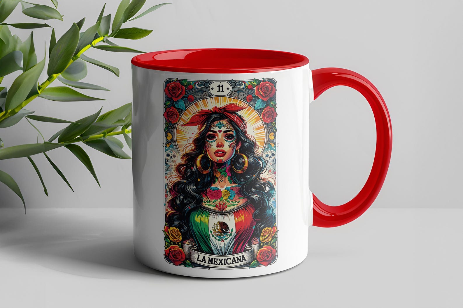 La Mexicana Latina Tarot Card PNG Mexicana Loteria Card PNG Sublimation ...