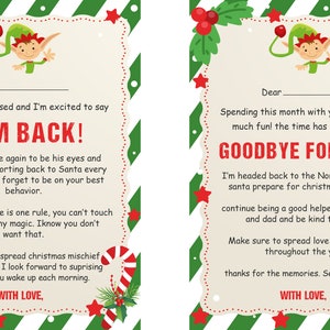 Printable Elf Arrival & Goodbye Letters Plus an Adoption Certificate ...