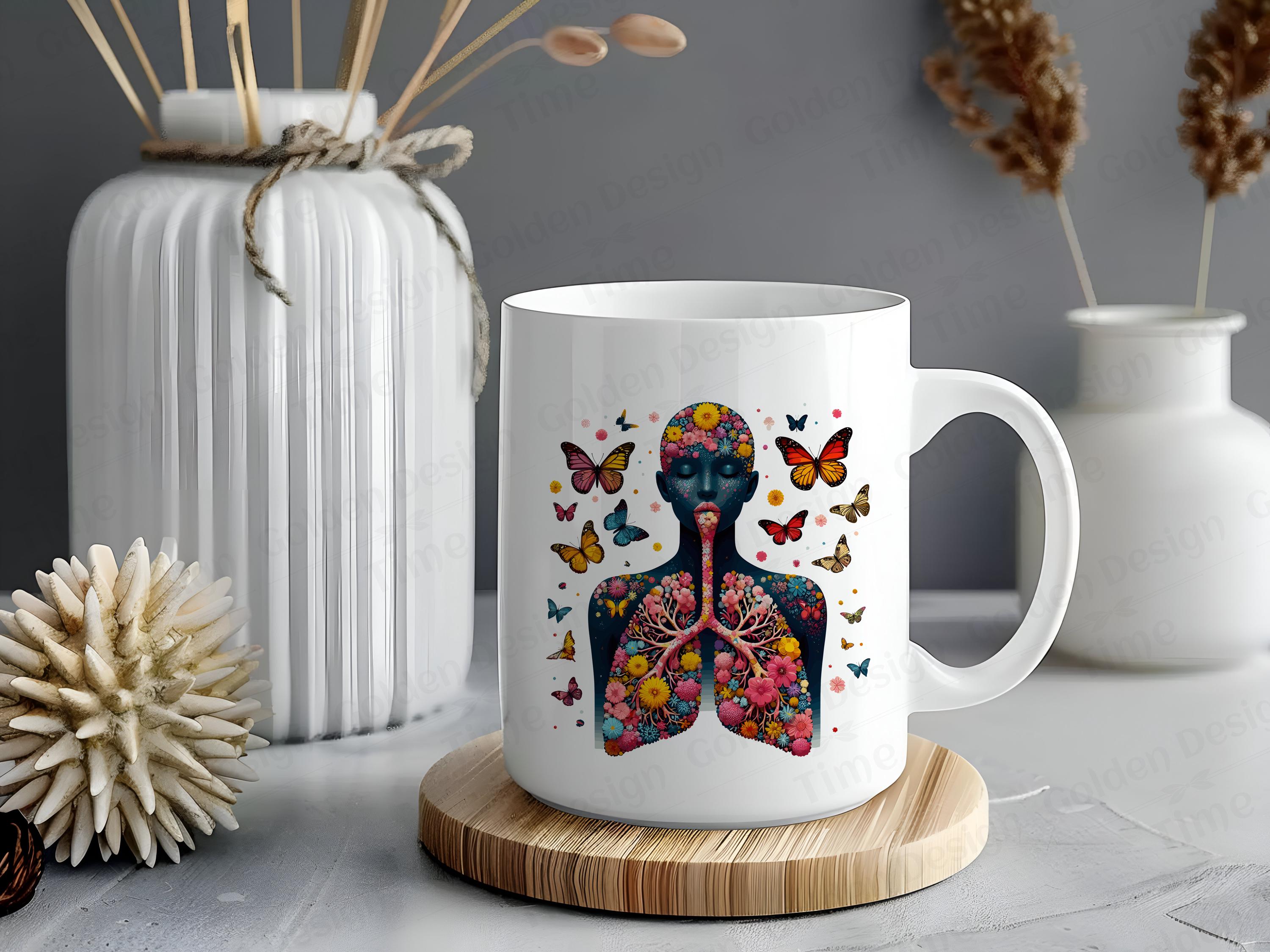Breathe Png Breathe in Out Breathe Meditate, Anatomy Floral Lung Yoga ...
