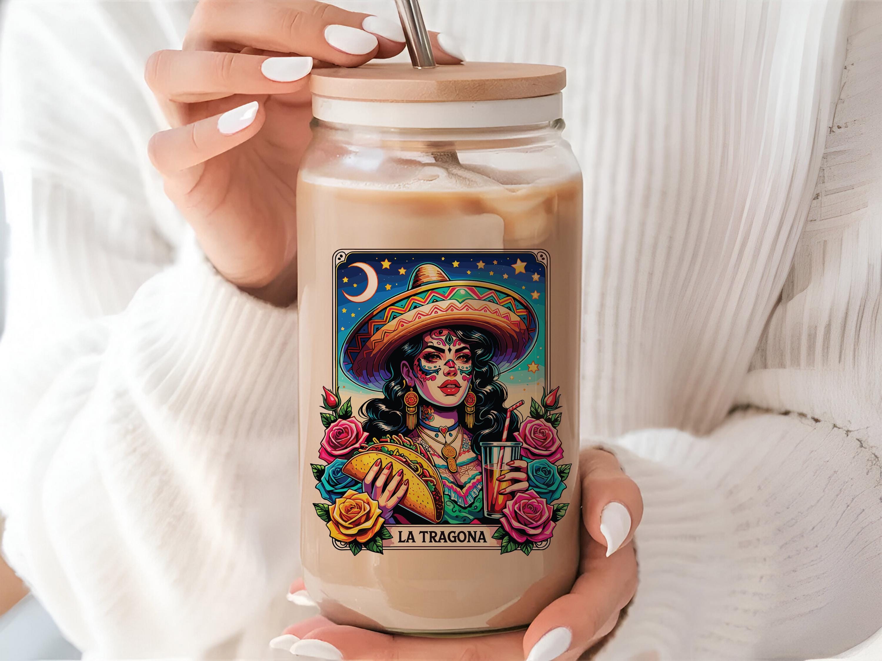 La Tragona Tarot Card PNG Loteria Card Latina Chicana PNG Loteria Latina Spanish Mexicana Funny ...