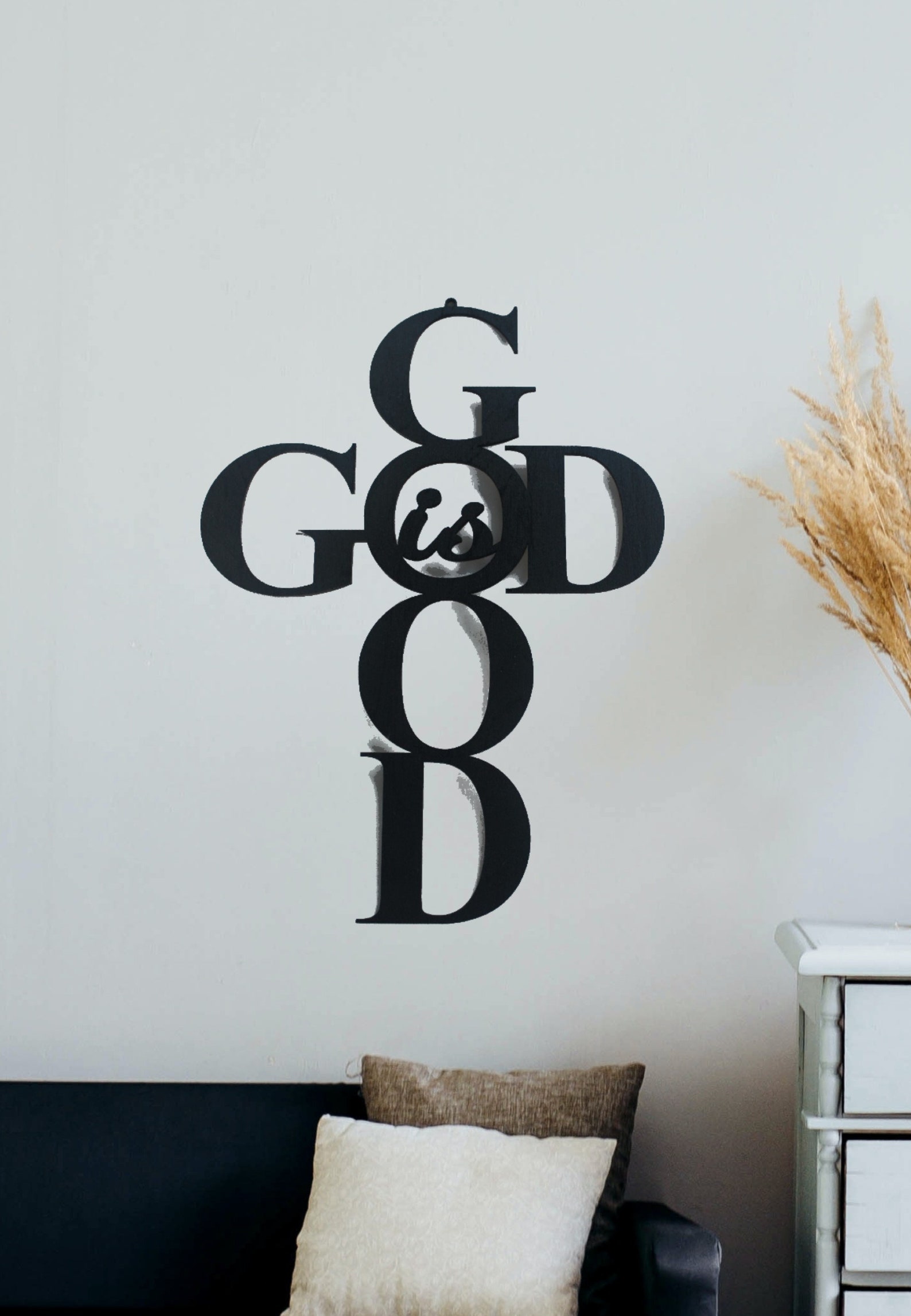 God is Good Wall Decor God Wall Art God Wood Signs God Wall | Etsy