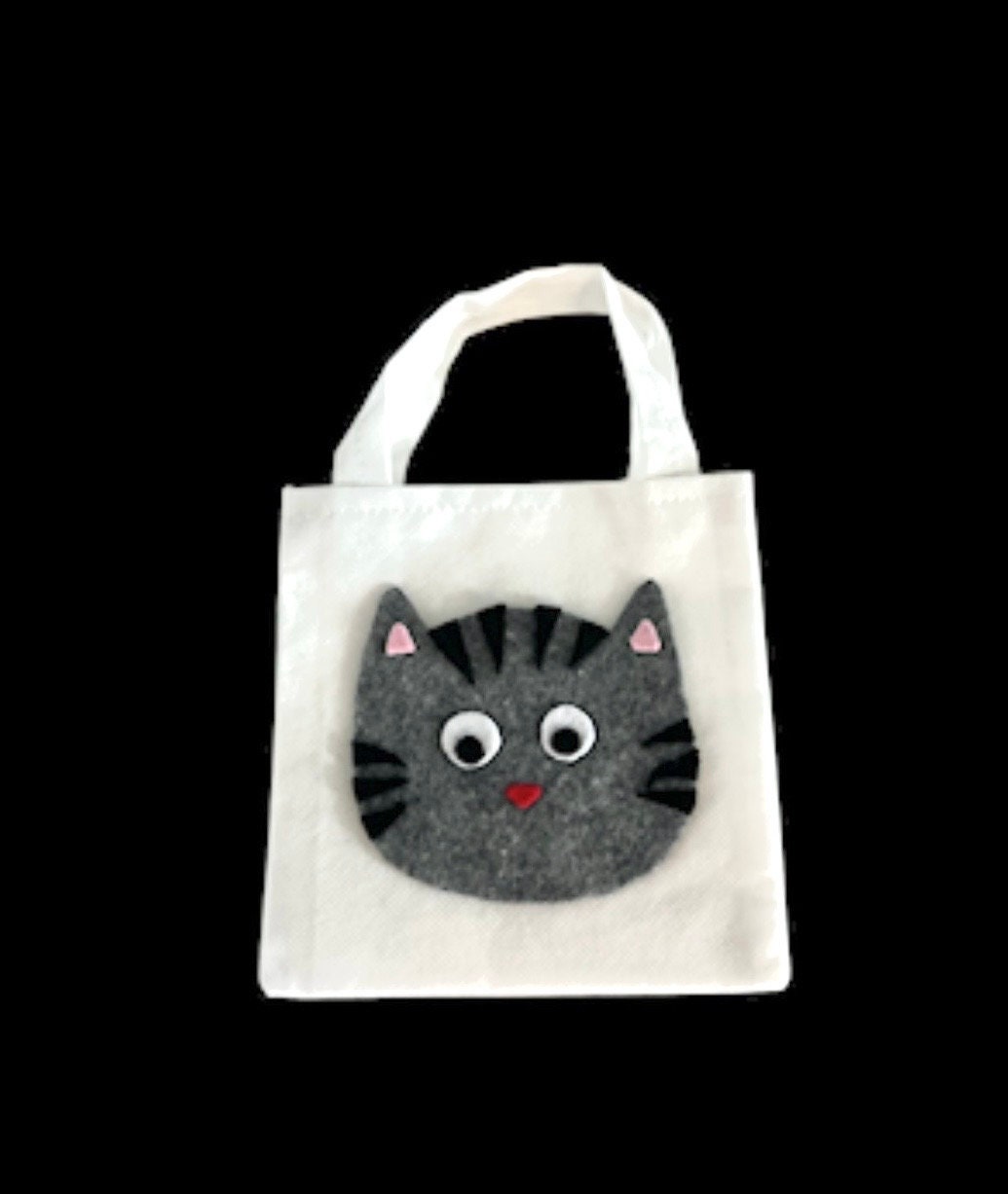 Set of 10 Cat Treat Bags - Cat Party Favor Bags - 6"x6" - Cat Lover ...