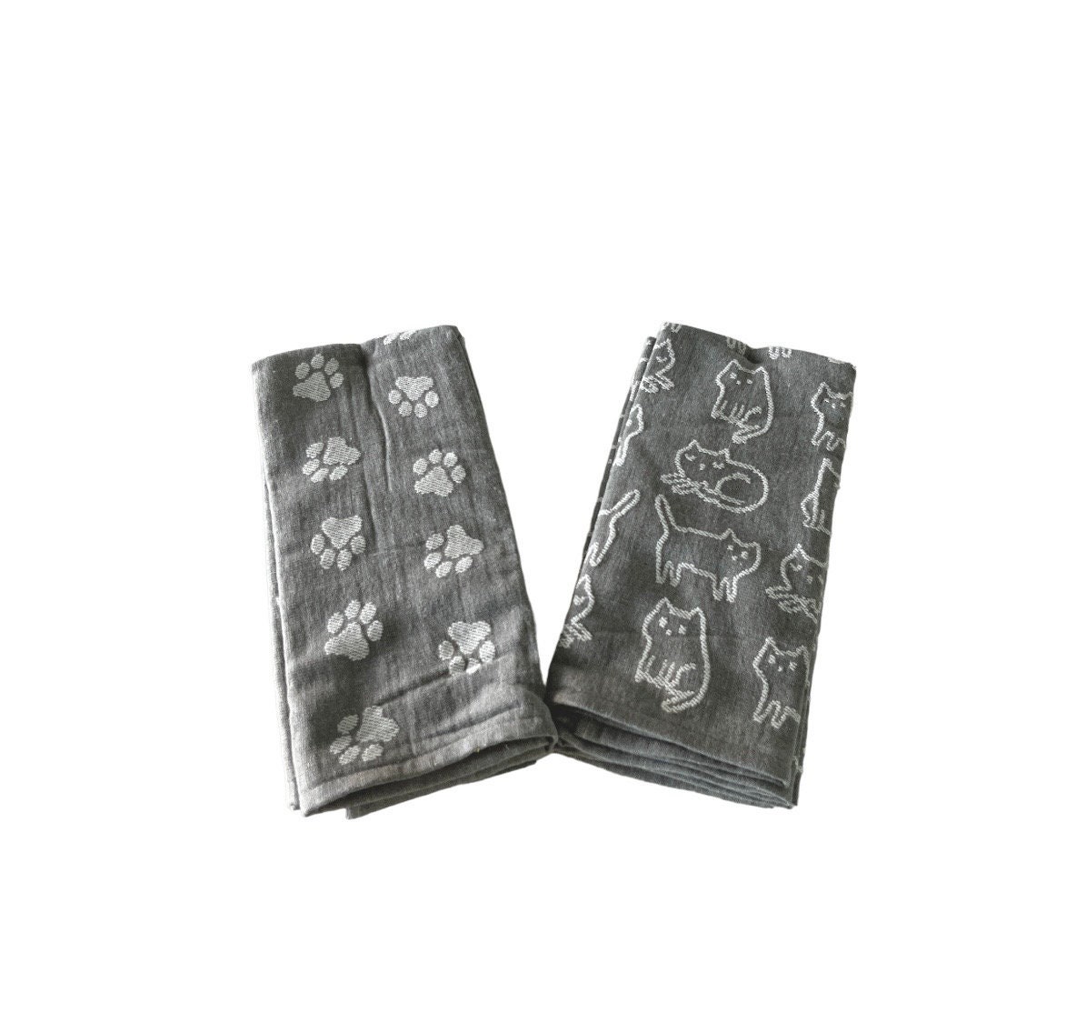 Cat Kitchen Towel CUPCAKES AND CASHMERE - Set of Two Kitchen Towels ...