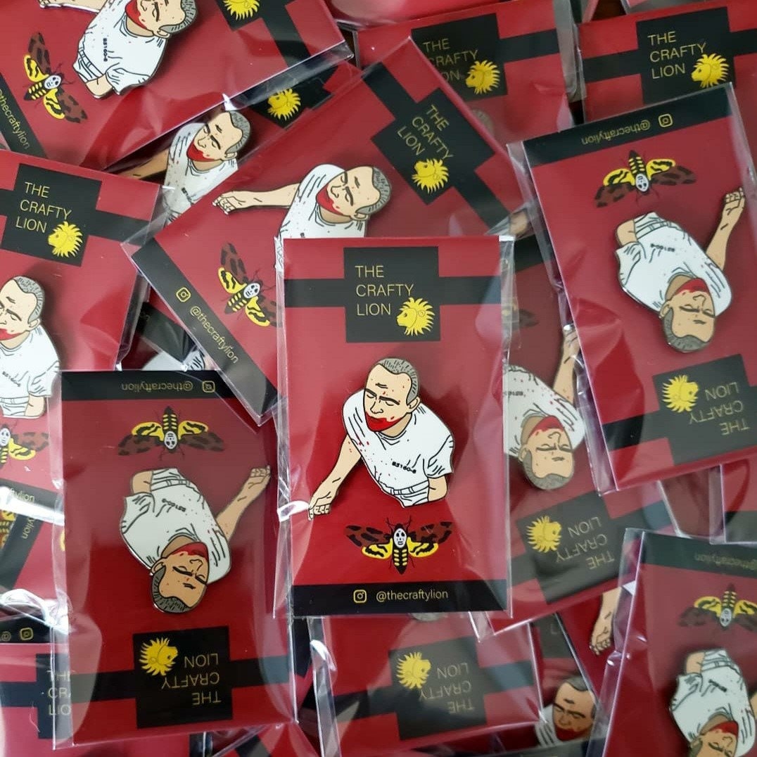 Hannibal Lecter Pin - Etsy