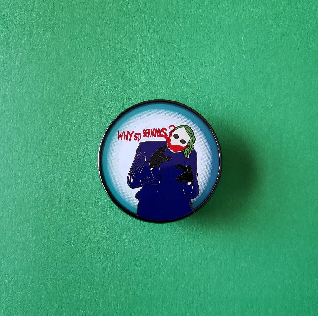 Why so Serious Pin - Etsy