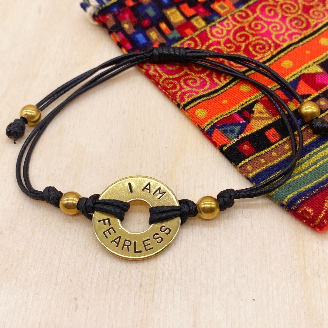 Fearless Bracelet, Female Empowerment Gifts, Badass Bracelet, Strong ...