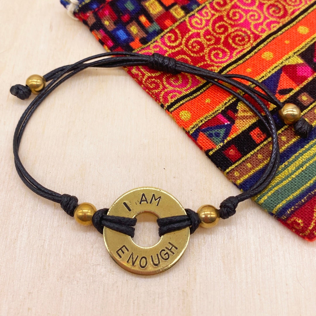 Enough Bracelet, Female Empowerment Gifts, Badass Bracelet, Strong ...