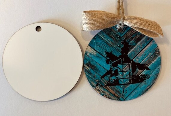 20 Sublimation Blanks Sublimation Round Ornaments Christmas - Etsy