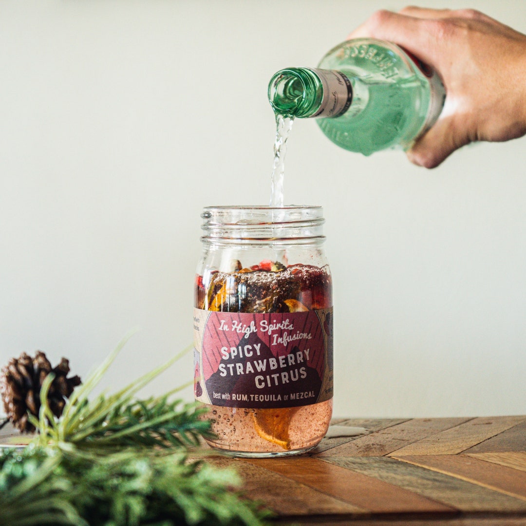Cocktail Infusion Kit - Spicy Strawberry Citrus | Fun Easy Gift ...