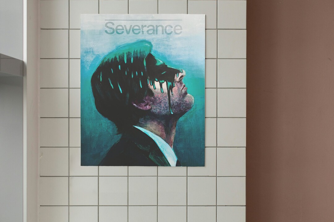 Severance Apple TV Inspired Print - 8x10" Portrait of Mark (adam Scott ...