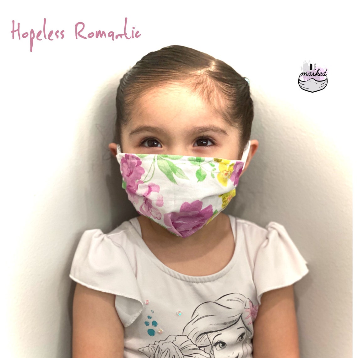 Kids MaskFlowers Pattern Flower Mask Floral Mask Face | Etsy