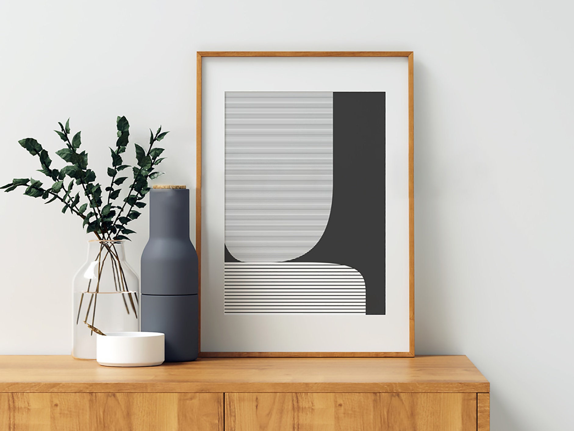 Geometric Shape Print, Modern Wall Art, Printable Wall Art, Minimalist ...