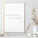 Be the Voice Not the Echo Minimalist Quote Print, Modern Motivational ...