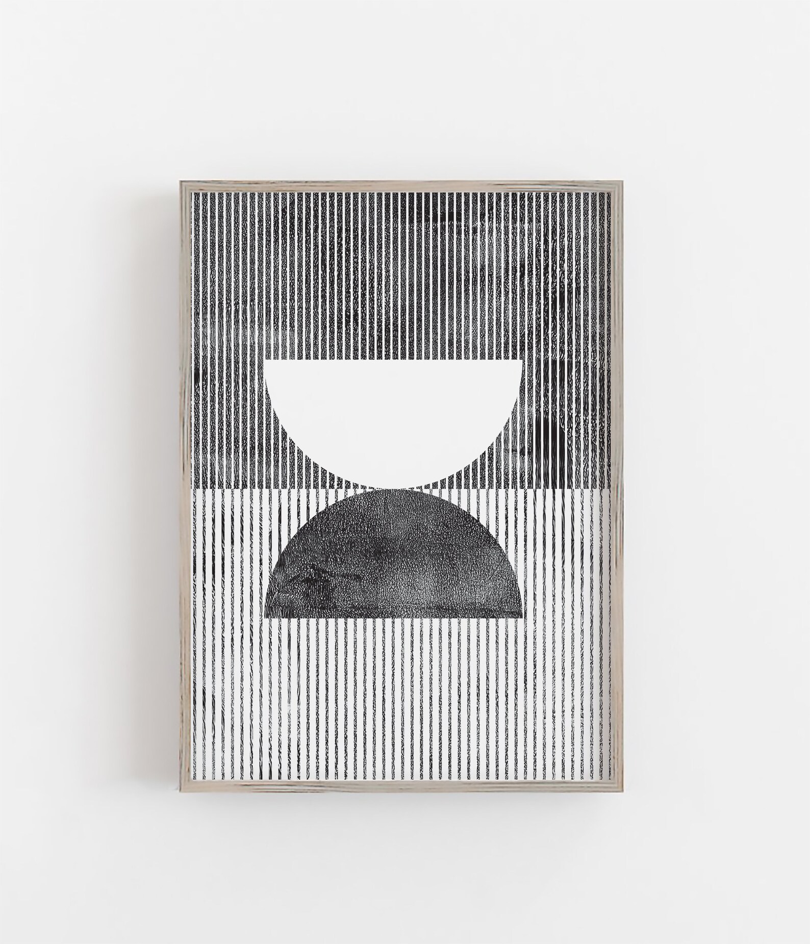 Geometric Block Print Line Wall Art, Modern Wall Art, Printable Wall ...