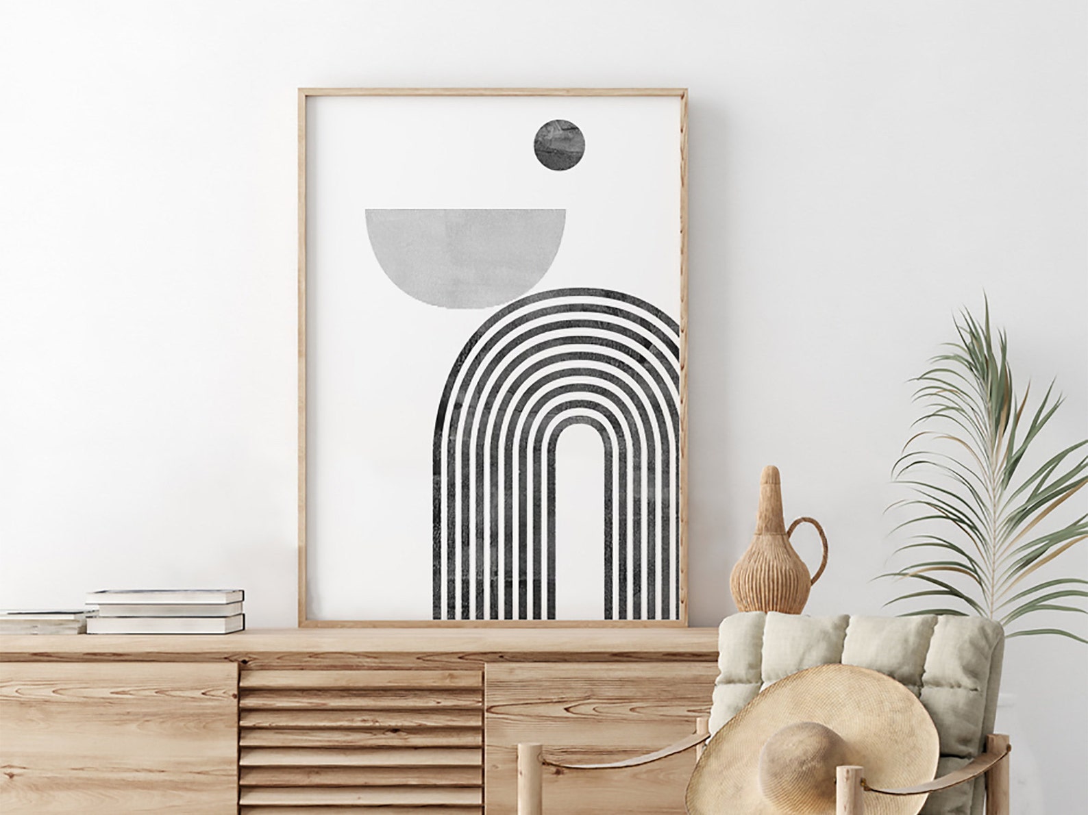 Geometric Shapes Wall Art, Modern Wall Art, Printable Wall Art ...