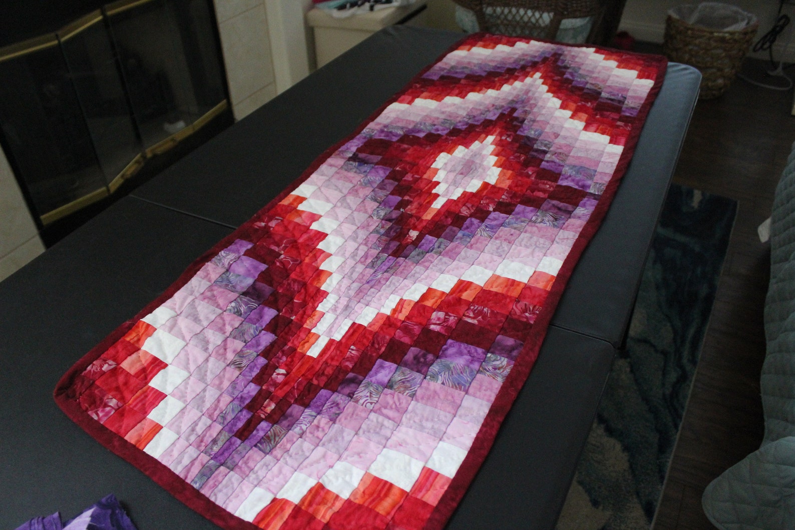 Reversible Bargello Table Runner - Etsy