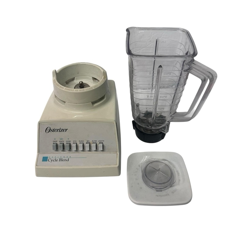Vintage Osterizer Blender Designer Cycle Blend 10 Speed Model 887-20H ...