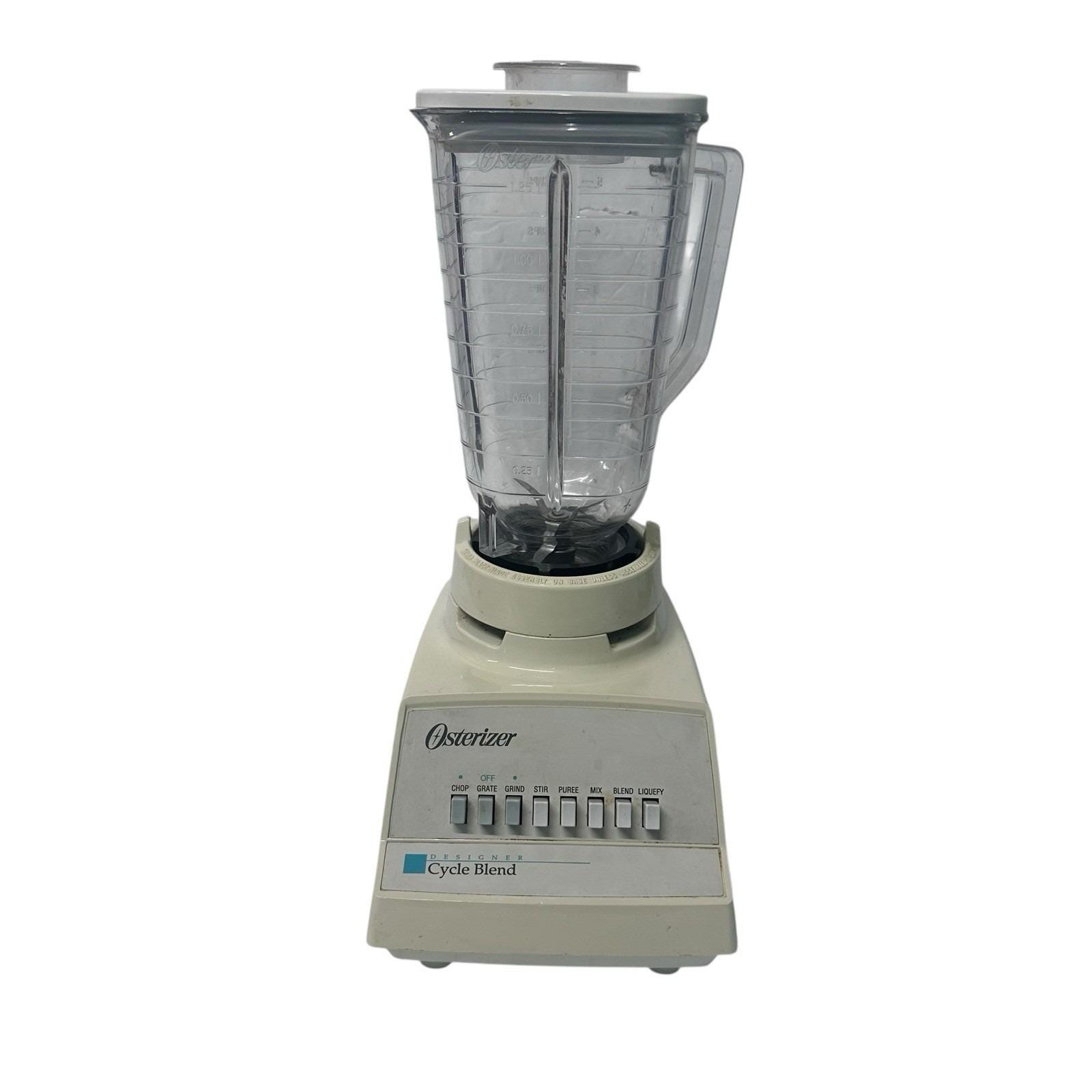 Vintage Osterizer Blender Designer Cycle Blend 10 Speed Model 887-20H ...
