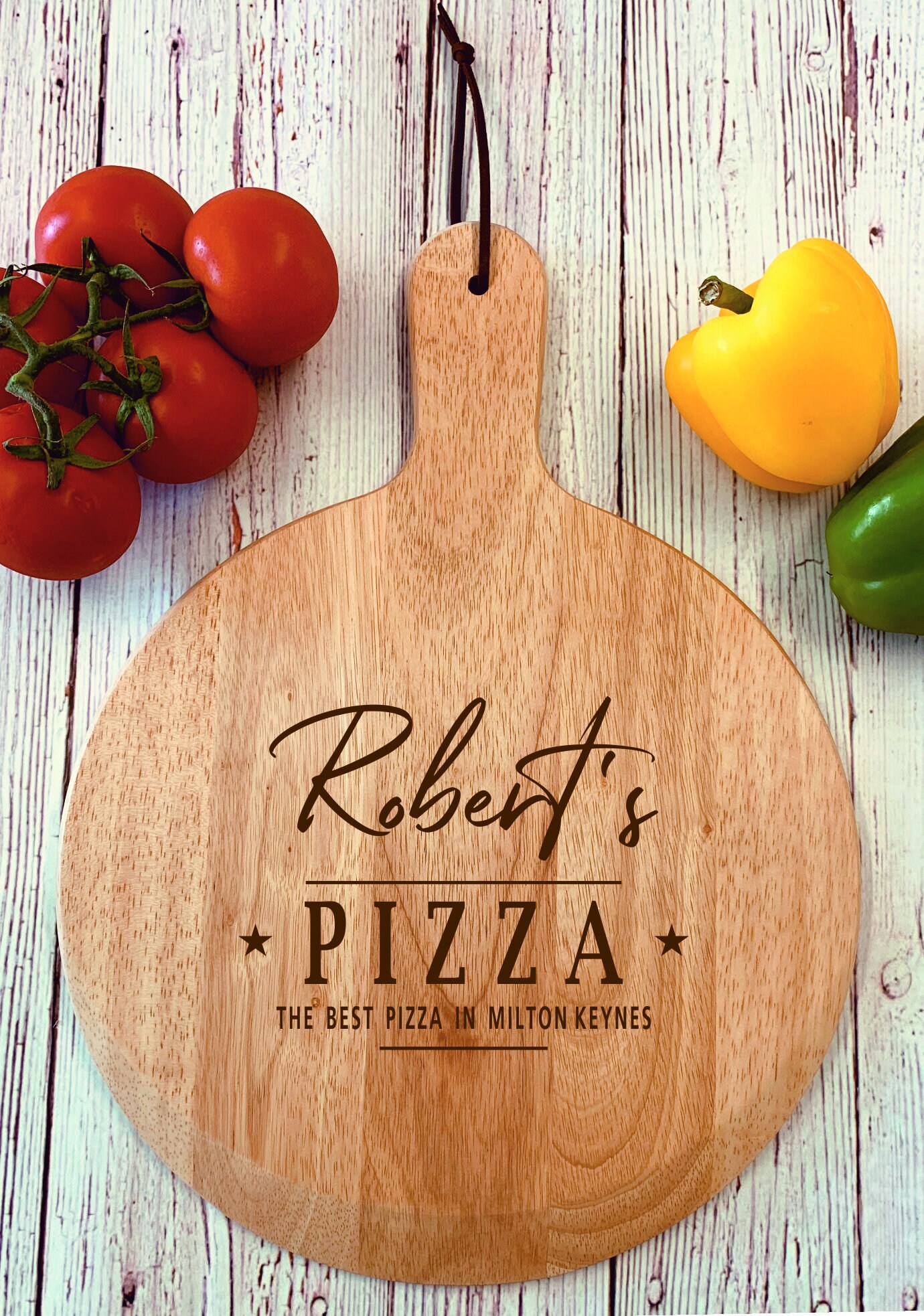 Personalised 12 Pizza Paddle 30cm. 3 Designs to Choose - Etsy UK