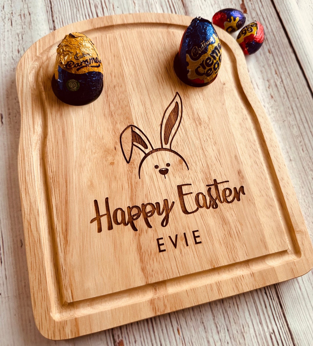 Personalised Dippy Egg Board With Easter Bunny Design is the Perfect ...