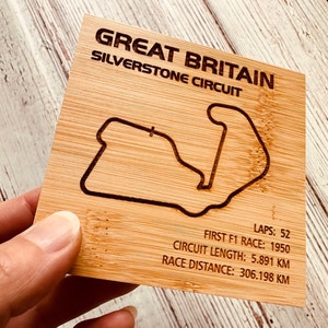 F1 Circuit Coasters. Formula 1 Race Track Gift. All Tracks Available - Etsy
