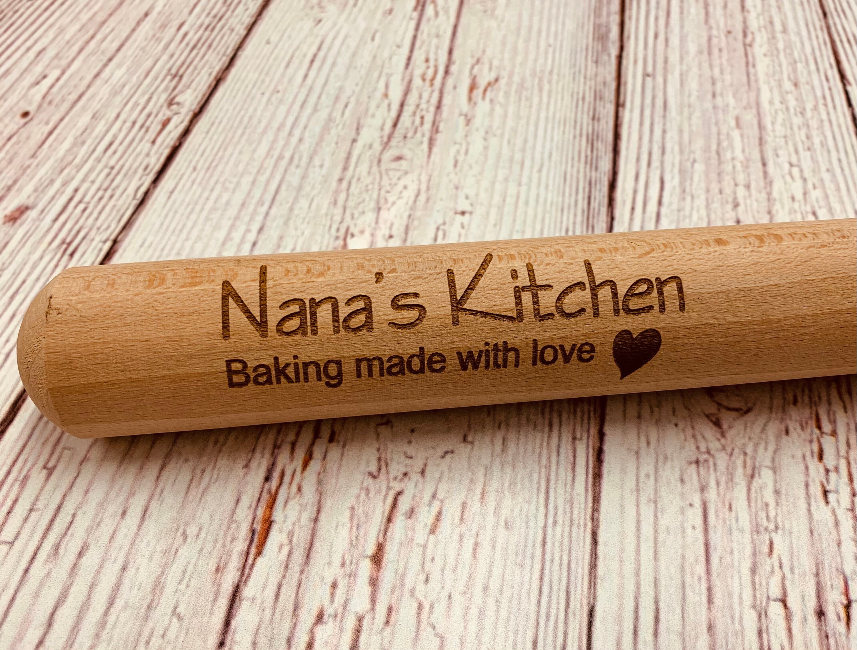 Personalised Rolling Pin - Etsy UK