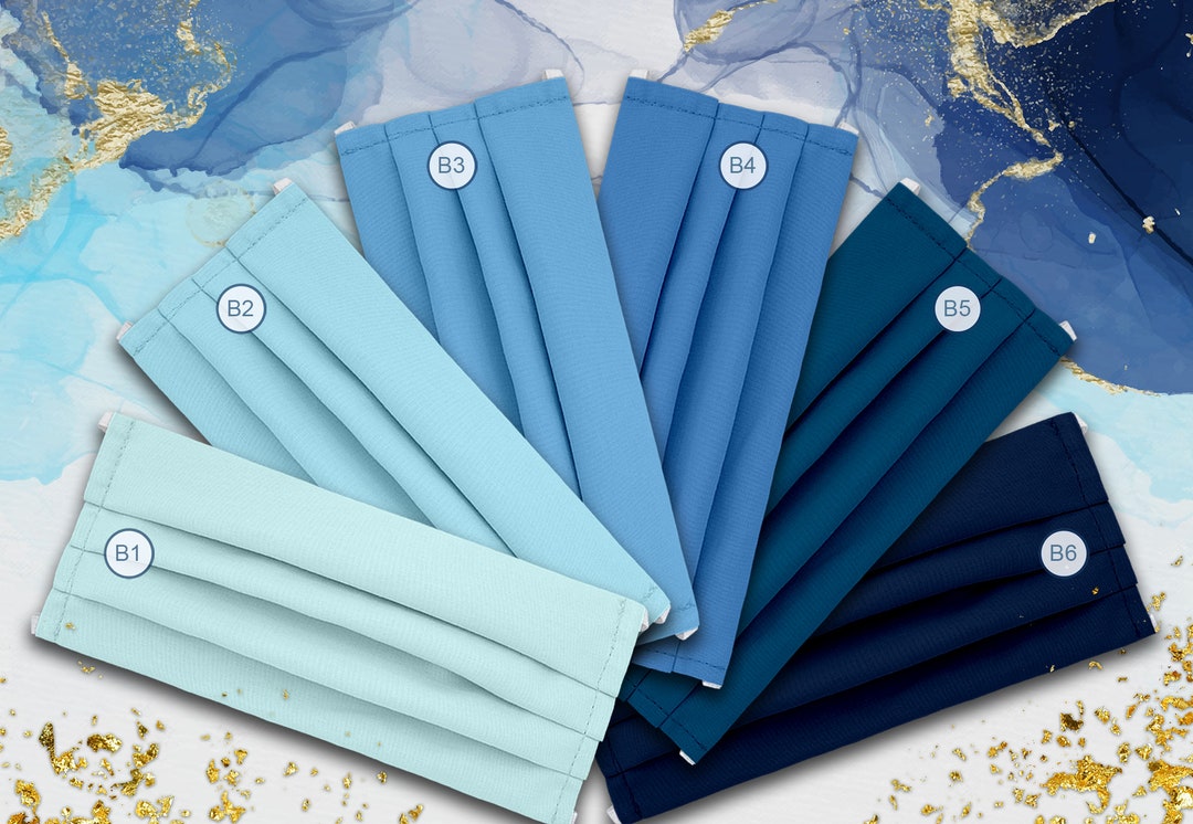 Solid Blue, Light Blue, Sky, Baby Blue, Water, Indigo, Navy DUAL LAYER ...