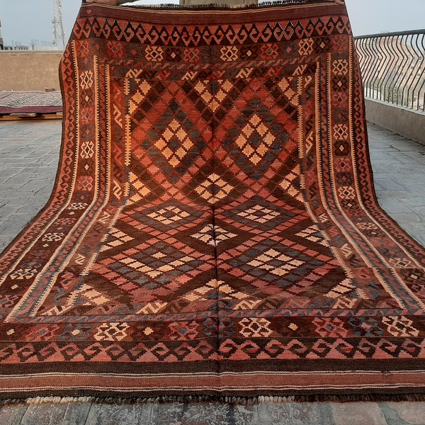 Afghan Kilim Rug - Etsy