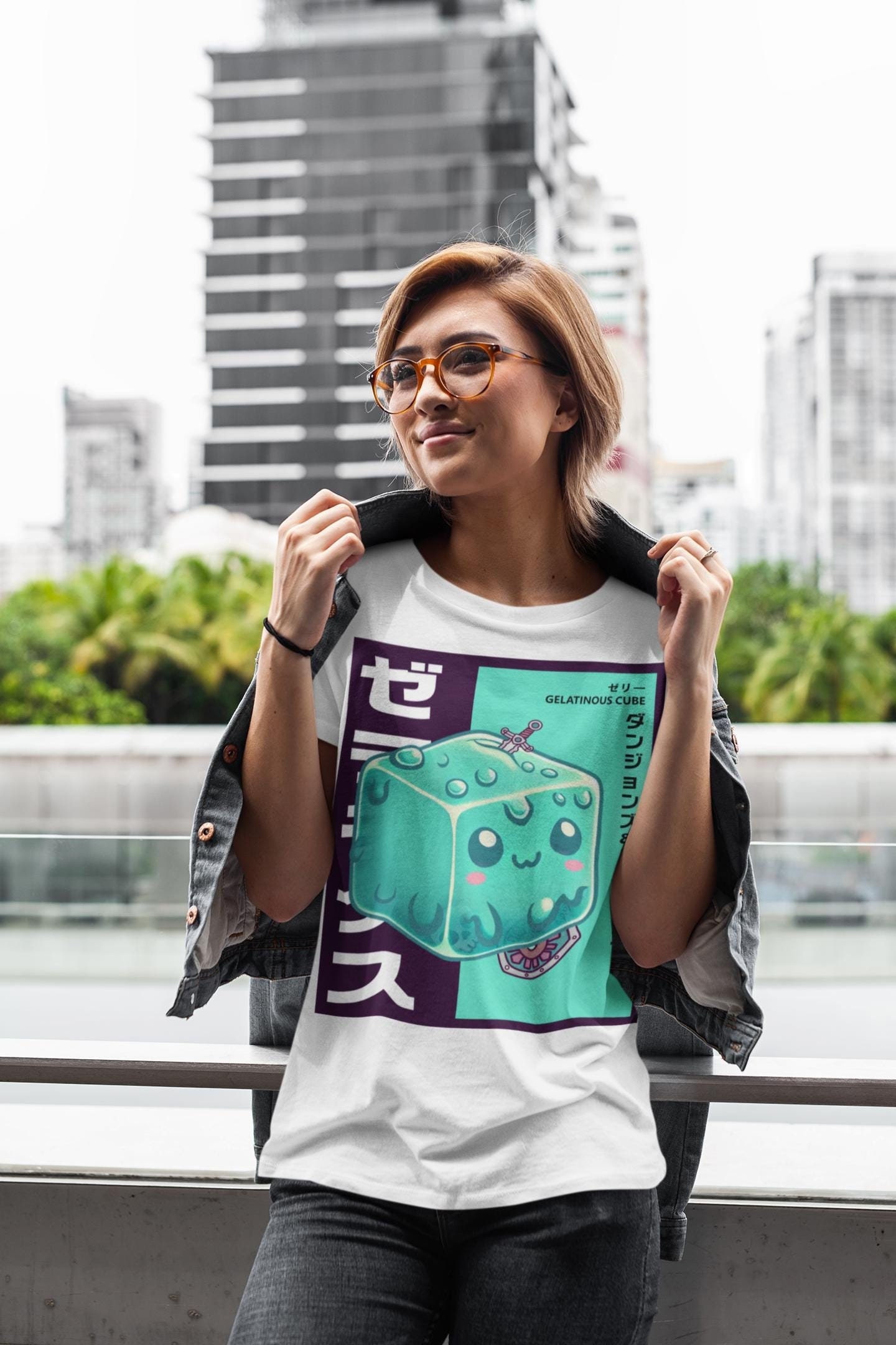 Kaiju Cuties | Gelatinous Cube | Dnd Monster Streetwear - Etsy